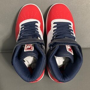 Fila | Shoes | Fila Red Blue And White Hightop Sneakers | Poshmark